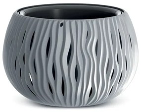 PROSPERPLAST Květináč - SANDY BOWL Průměr: 23,8 cm, Barva: šedá