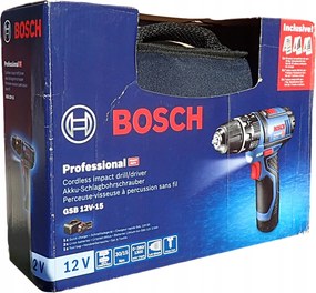 aku vrtačka Akumulátorová vrtačka Bosch Gsb 12V-15 2x 2.0Ah