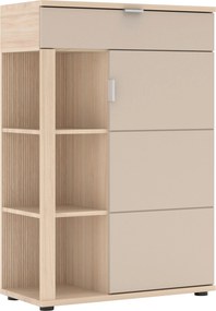 XXXLutz BOTNÍK, barvy dubu, kašmírová, 80/119/38 cm Stylife - Botníky - 002737029501