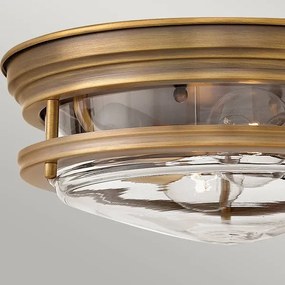 Quintiesse QN-HADRIAN-FS-BR-CLEAR-Ven. st. sv. HADRIAN 2xE27/40W/230V IP44 bronz