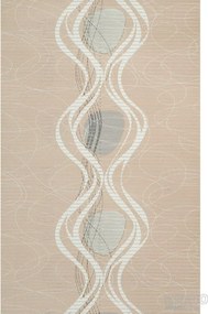 Breno Koupelnová pěnová předložka SOFTY-TEX 79838 abstraktní motiv, šíře 65 cm, Béžová/Vícebarevné