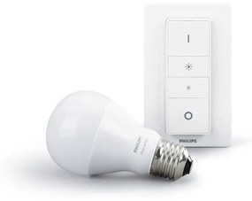 Hue White set LED žárovka E27 9,5W 2700K + Dimmer Switch 8718696452523