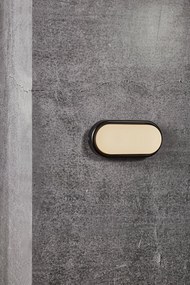 NOR 2019181003 Cuba Outdoor Energy Oval venkovní nástěnné svítidlo černá - NORDLUX