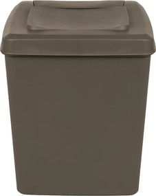 Stohovatelné koše na odpadky 3 ks šedé 75 l polypropylen 152198