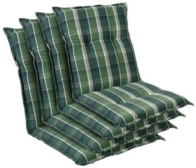Prato, čalouněná podložka, podložka na židli, podložka na nižší polohovací křeslo, na zahradní židli, polyester, 50 x 100 x 8 cm, 4x čalounění