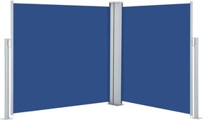 vidaXL Zatahovací boční markýza / zástěna 120 x 600 cm [48452] Barva: Modrá