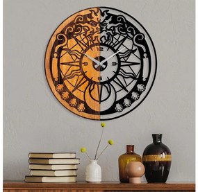 Asir Nástěnné hodiny pr. 56 cm 1xAA dřevo/kov 539TNL1167