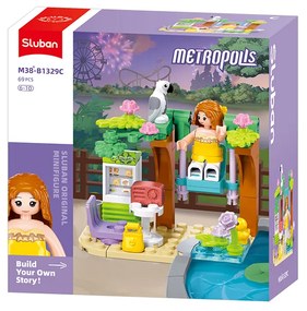 Sluban Metropolis M38-B1329C Houpačka v zahrádce