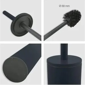 Spirella AKIRA WC štětka matná černá / ocel