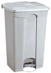 Plastový odpadkový koš Manutan Expert, objem 90 l, šedý