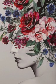 Mauro Ferretti Obraz LADY FLOWER -A- 80X2,8X120 cm