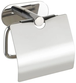 Nerezový držák na toaletní papír bez nutnosti vrtání Wenko Turbo-Loc® Orea Shine Cover