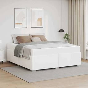 Rám postele Bílá 160 x 200 cm PVC 3399243