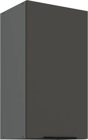 ARIA pi | horní skříňka 40 G-72 1F policová | 40 cm | ANTI FINGERPRINT povrch | antracit/šedá grafit