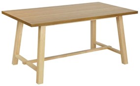 Jídelní stůl 160 x 90 cm světlé dřevo BARNES Beliani