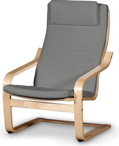 Sedák na křeslo IKEA Poäng II barva šedá látka sametová