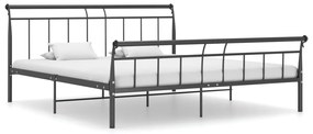 Rám postele černý kovový 200 x 200 cm
