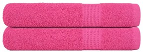 Saunové osušky FROGN 2 ks růžové 80x200 cm 360 g/m² 137055