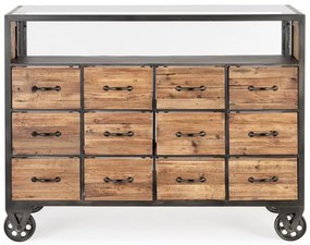 BIZZOTTO Dřevěná komoda MINDIL 122 cm 0721500