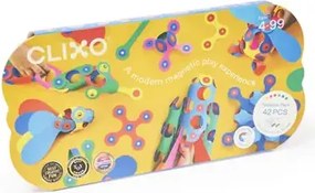 Clixo Rainbow Magnetická stavebnice / 42ks / od 4 let