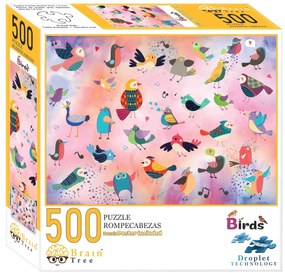Brain Tree Puzzle Pohádkoví ptáci 500 dílků