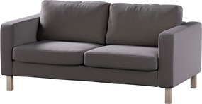 Potah na pohovku IKEA Karlstad 2-místná, nerozkládací, krátký barva hnědá látka sametová