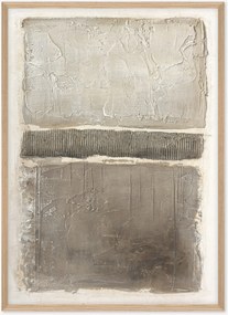 Ručně malovaný zarámovaný obraz na plátně Art Structure I