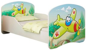 Dětská postel - Letadlo 140x70 cm