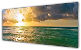 Plexisklo-obraz Moře Západ Slunce 125x50 cm