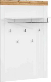 XXXLutz ŠATNÍ PANEL, bílá, dub wotan, 92,5/132/24,5 cm Carryhome - Šatní panely - 002427003311