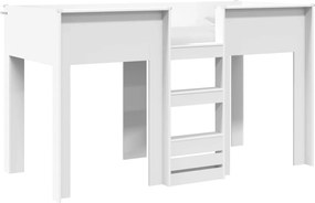 Patrová postel pro děti Bílá 75 x 190 cm Kompozitní dřevo 3410467
