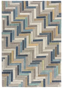 Flair Rugs, Kusový koberec Moda Russo Natural/Multi, 120x170, vícebarevná, chodba / předsíň
