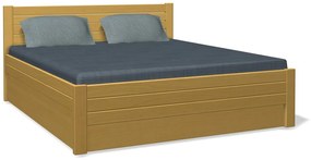Ekointerier Havaj 96 postel s úložným prostorem - buk průběžný Moření: č. 10 - bílá, Rozměr: 140 x 200 cm