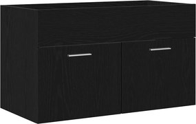Koupelnová skříň Černý dub 90 x 38,5 x 46 cm Kompozitní dřevo 3333138