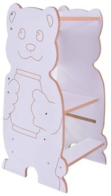 AVETO CZ Učící věž BEAR bílá 8590828049456