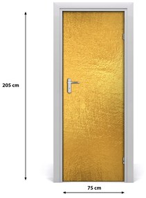 Fototapeta na dveře zlatá folie pozadí 75x205 cm