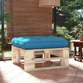 vidaXL Zahradní taburet z palet černě impregnované borové dřevo [3066466] Barva: Modrá, Barva dřeva: Hnědá
