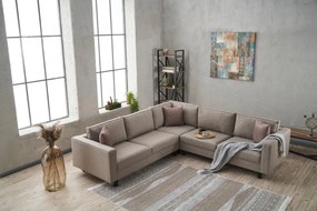 Hanah Home Rohová pohovka KALE krémová