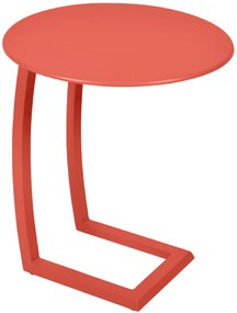 OnaDnes -20% Oranžový kovový odkládací stolek Fermob Alizé Ø 48 cm
