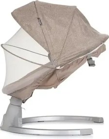 CHIPOLINO Elektrická kolébka Nest Macadamia / od 0 - 6 měsíců / do 9 k