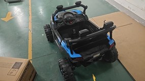 AIYAPLAY Dětské elektrické auto UTV pro dva, modré