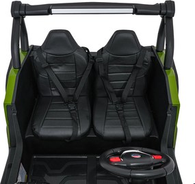Ramiz Elektrická bugina Gravity pro děti zelená + pohon 4x4 + dálkové ovládání