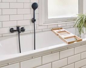 Erga Elena, vanová baterie s ruční sprchovou soupravou, černá matná, ERG-YKA-BW.ELENA-BLK