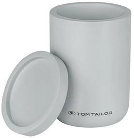 Šedý koupelnový organizér na vatové tampony z polyresinu Tom Tailor T-Color Bath – Wenko