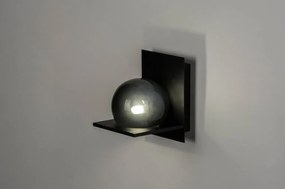 Nástěnné designové skleněné svítidlo Lune Magico