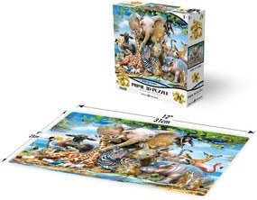 PRIME 3D PUZZLE - Africký úsměv 63 dílků
