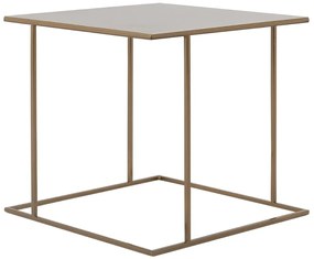 DNYMARIANNE -25% Nordic Design Zlatý kovový konferenční stolek Valter 50 x 50 cm