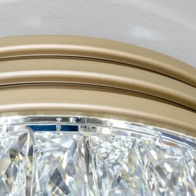 Brilagi - LED Křišťálové stropní svítidlo VELURE 5xE14/40W/230V zlatá