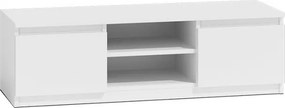 RTV stolek FLOWE 120 bílá (120 x 36) cm