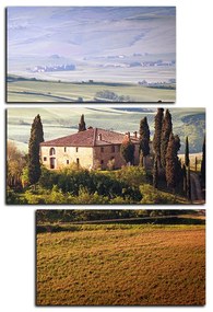 Obraz na plátně - Italská venkovská krajina - obdélník 7156C (90x60 cm)